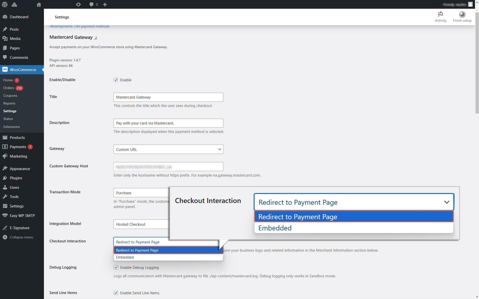 Hosted Checkout Configuration – Documentation