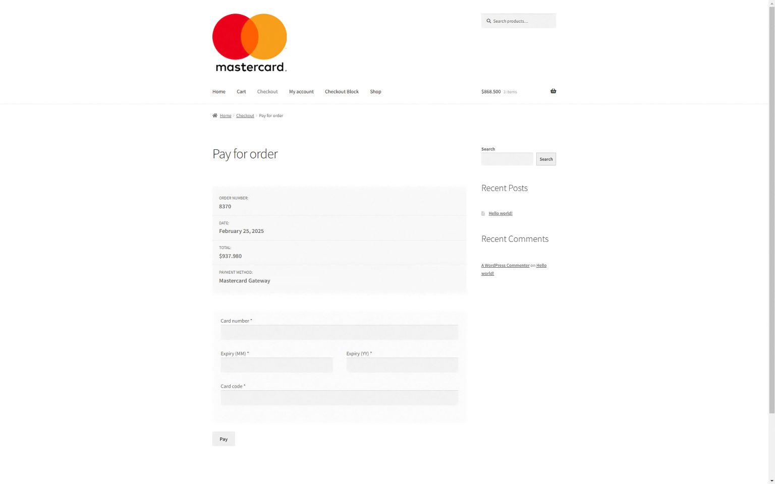 Hosted Session Integration – Documentation